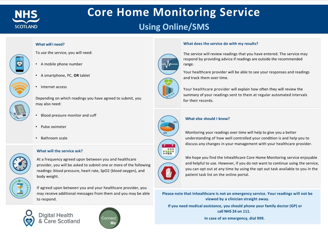 Core Home Monitoring – NHSS National Virtual Consultation Service